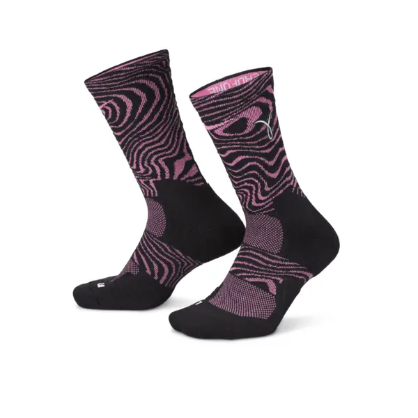 Nike Elite Basketball Crew Socks Pink Editorialist