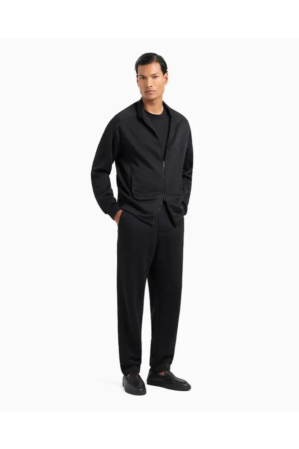Giorgio Armani Micro-modal Double-sided Jersey Blouson