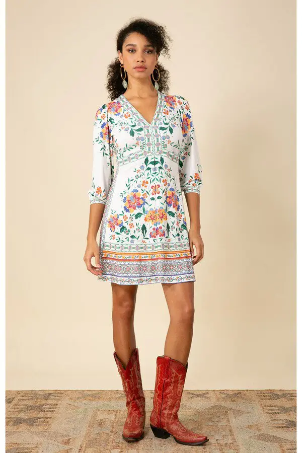 Hale Bob Nayeli Jersey Dress - Neutral