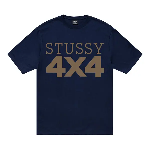 StÜssy 4x4 Tee 'navy - Blue