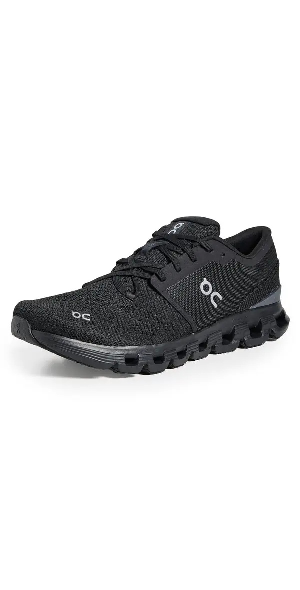 On Cloud X 4 Sneakers - Black Eclipse