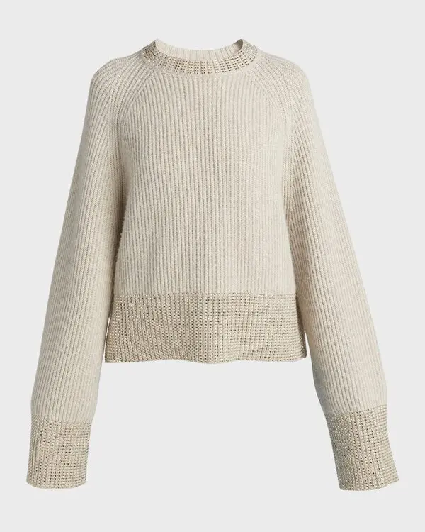 Golden Goose Journey Embroidered Wool Sweater