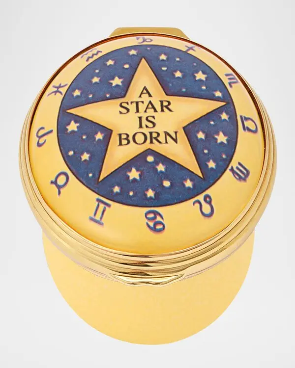 Halcyon Days A Star Is Born Enamel Box
