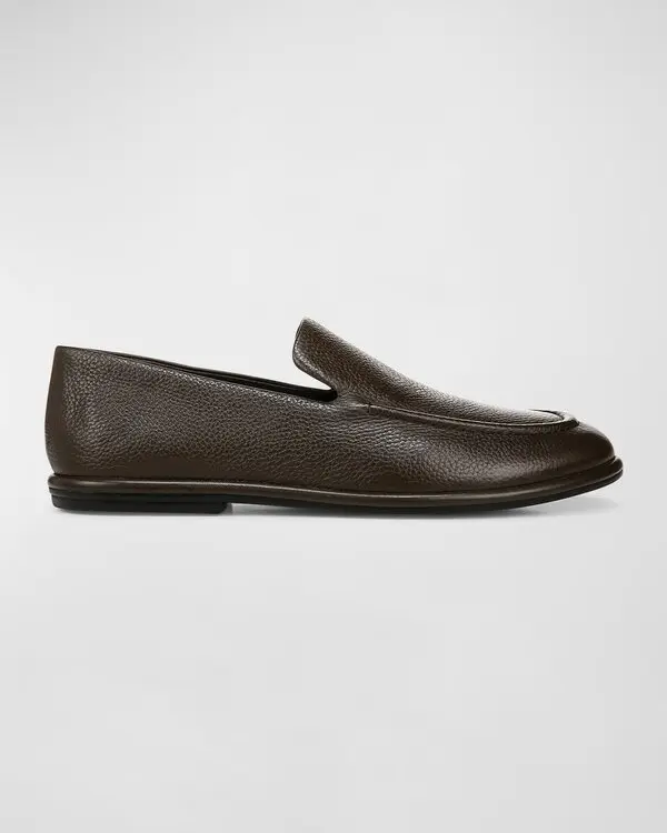 Vince Hann Leather Loafer - Cocoa Brown