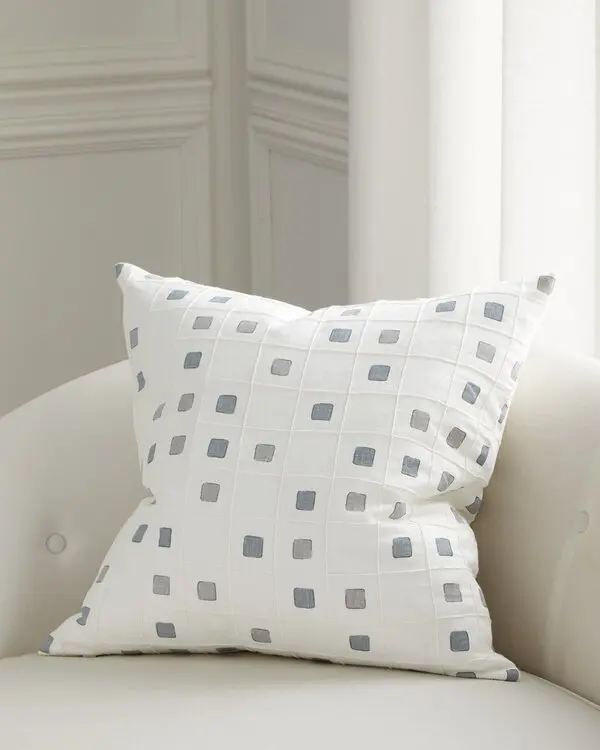 EASTERN ACCENTS Mellow Decorative Pillow, 22" Square - Azure