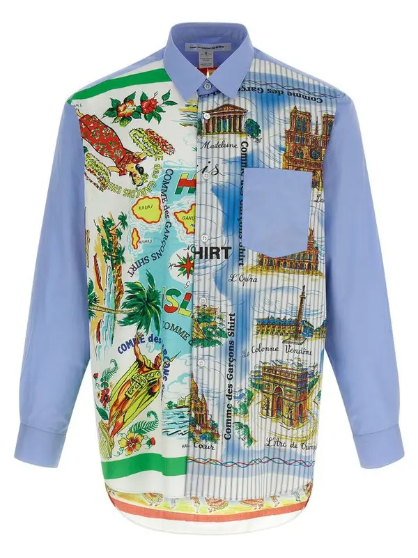 Comme Des Garçons Printed Shirt - Multicolor