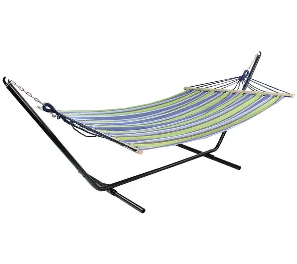 NORTHLIGHT 76' Colorful Striped Double Hammock