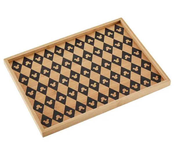 Disney Home Monochrome Large Serving Bamboo Tra Y - One-color