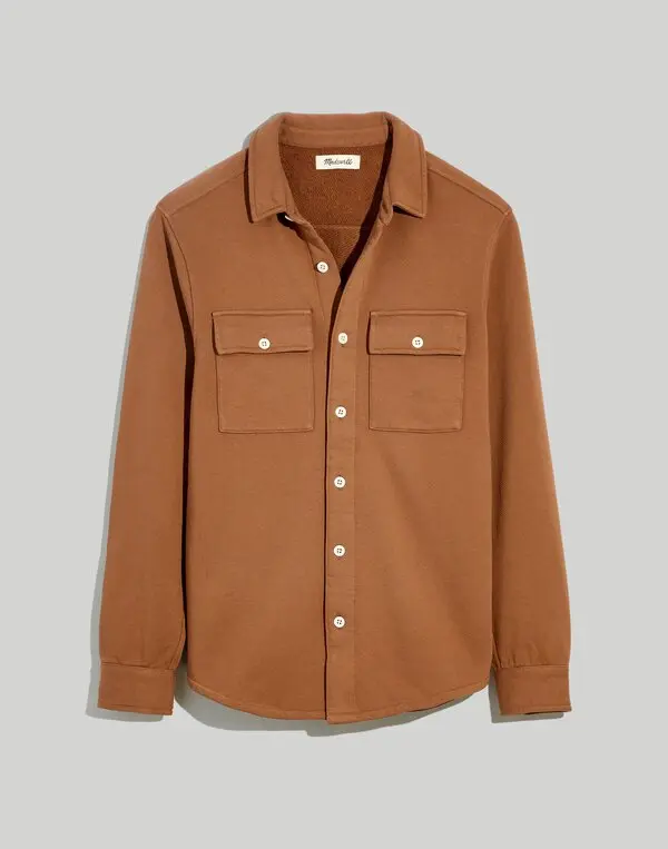 Buy MW Garment-dyed Loop Terry Shirt-jacket - Stable At 14% Off ...