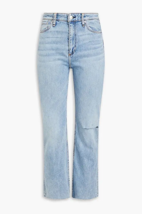Rag & Bone Casey Distressed Kick-flare Jeans