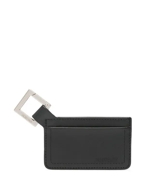 Jacquemus Le Porte-cartes Cuerda Leather Card Holder - Black