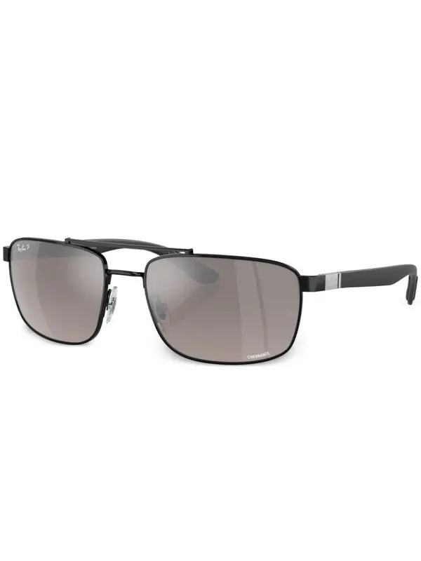 Ray-ban Chromance Rectangle Sunglasses - Black