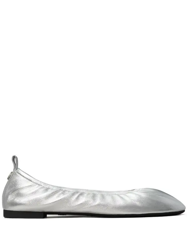 Tory Burch Eddie 2.0 Ballerina Flats - Silver