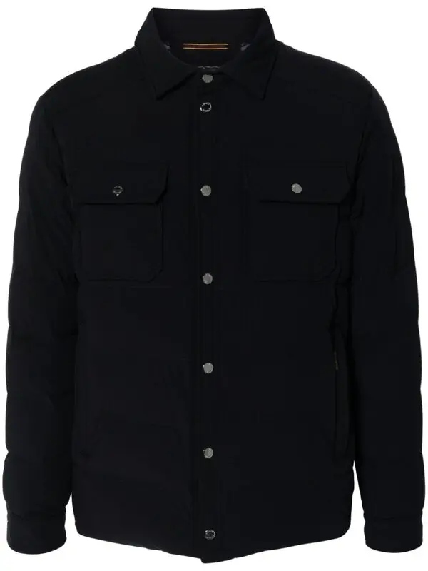 MOORER Water-resistant Padded Jacket - Blue