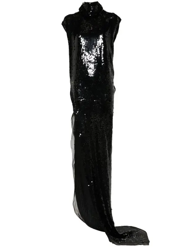 Rick Owens Edfu Sequined Maxi Dress