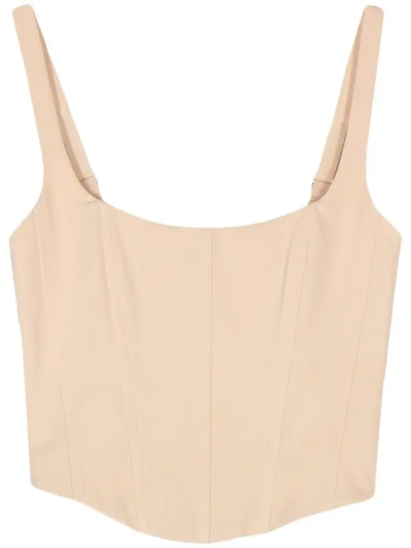 Patrizia Pepe Cropped Spike-bar Corset