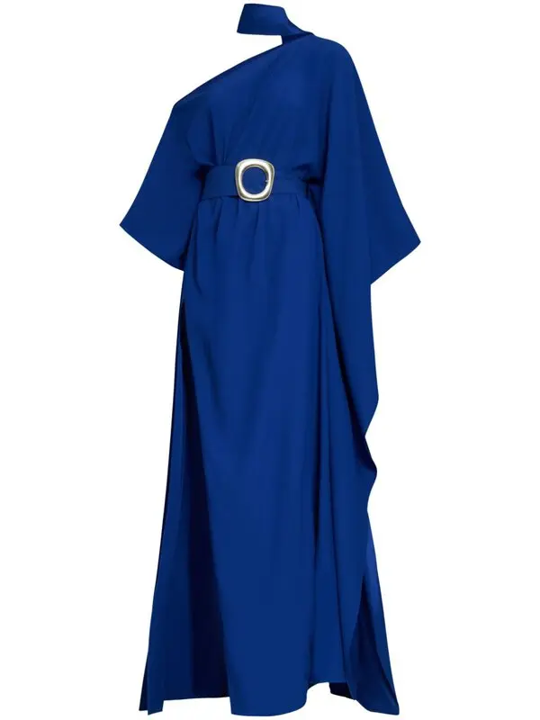 TALLER MARMO Taylor Belted Crepe Kaftan