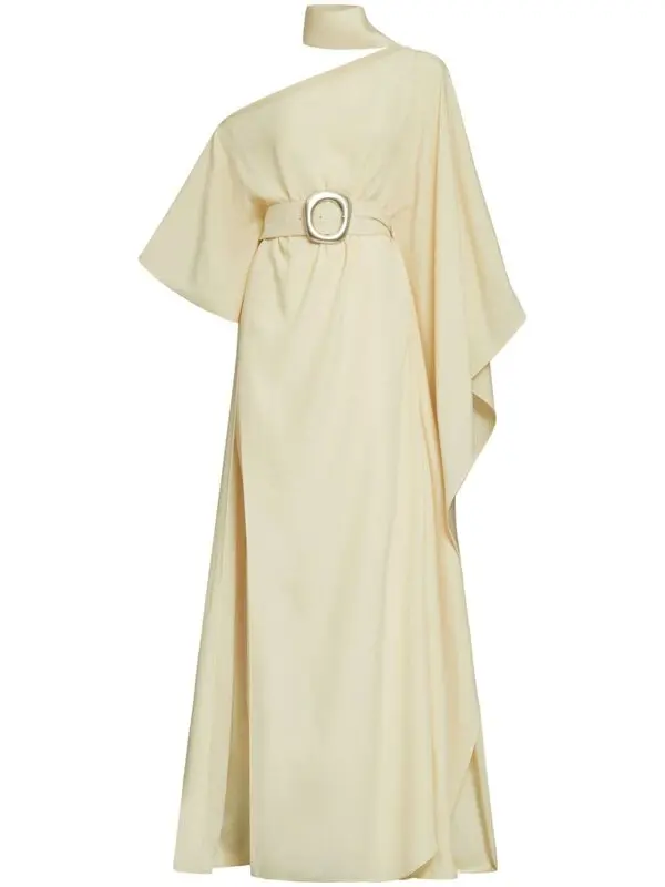 TALLER MARMO Taylor Belted Crepe Kaftan