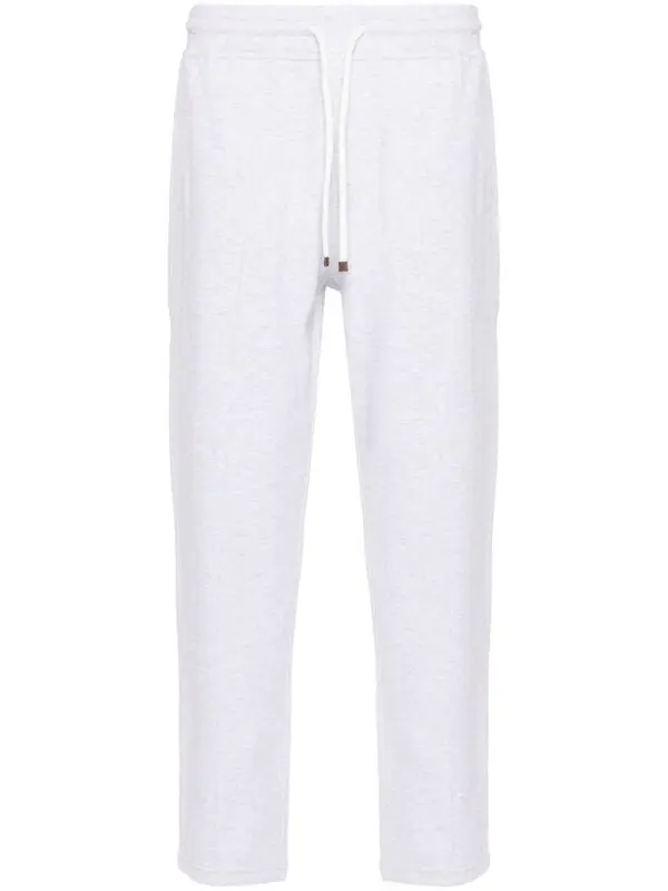 Brunello Cucinelli Drawstring Mélange Track Pants