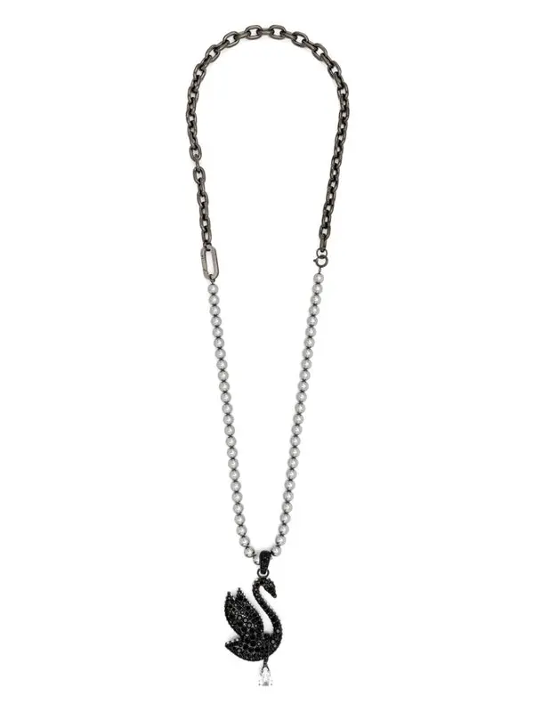 SWAROVSKI Swan Crystal Choker - Black