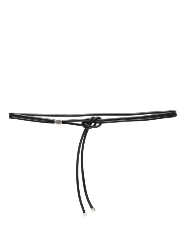 Isabel Marant Silvia Leather Belt - Black