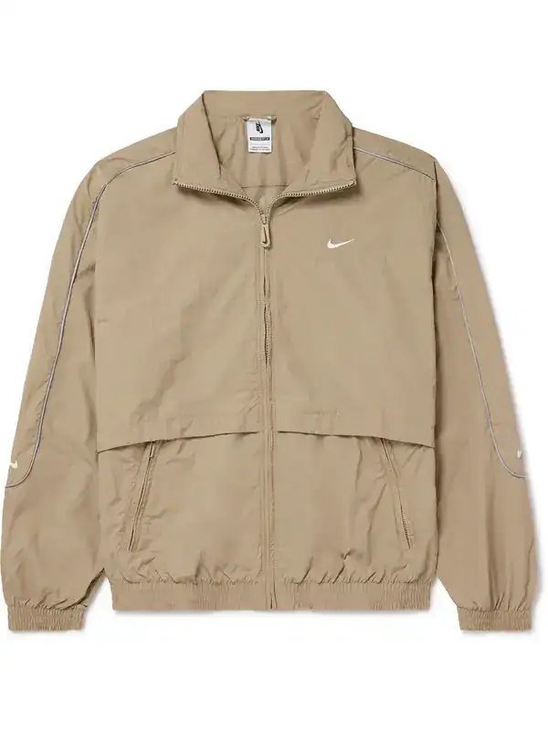 Buy Nike Solo Swoosh Logo-embroidered Nylon-taffeta Track Jacket