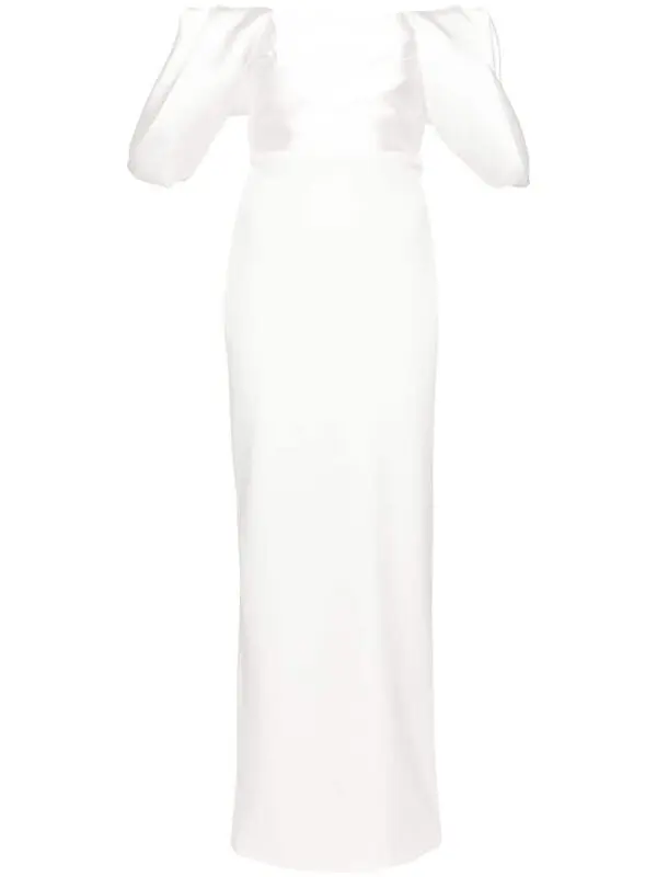 Solace London Sian Off-shoulder Gown