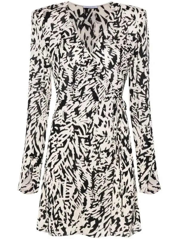 Patrizia Pepe Abstract-print Mini Dress