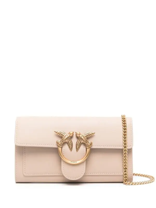 Pinko Love One Clutch Bag - Neutrals