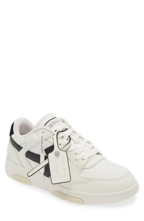 Off-White Slim Out Of Office Low Top Sneaker - White - Black