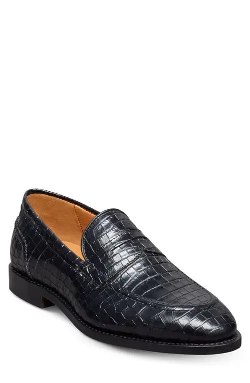 Allen Edmonds Randolph 2.0 Loafer - Black Croco Leather