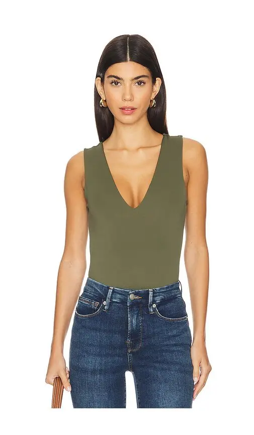 Good American Scuba Deep V Tank Body - Fatigue001