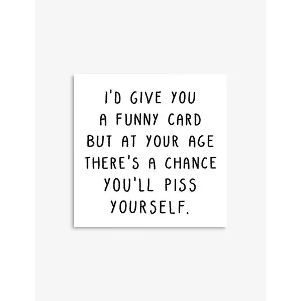 CENTRAL 23 I'd Give You A Funny Card… Greetings Card 14.5cm X 14.5cm