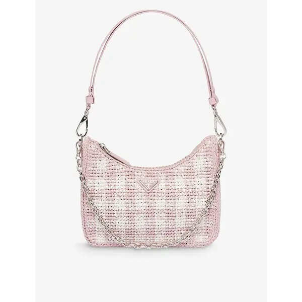 Prada Re-edition 2005 Mini Crochet Shoulder Bag