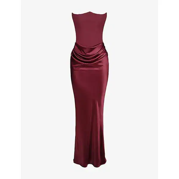 white christmas dresses Charmaine Corset Gown in Black – Dress for a Night