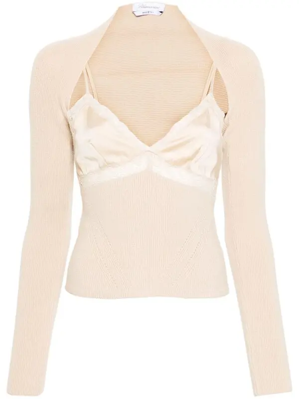 Blumarine Layered Tank Top