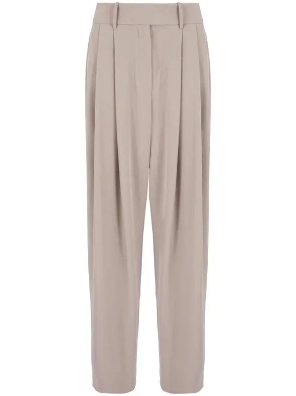 Giorgio Armani Silk-georgette Tailored Trousers