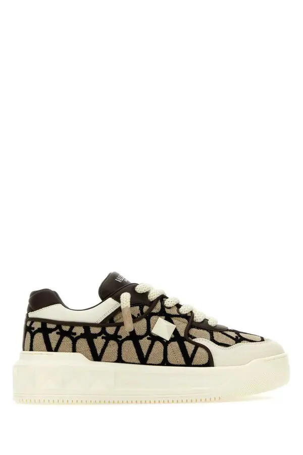 Valentino Garavani One Stud Xl Low-Top Sneakers In Printed 35