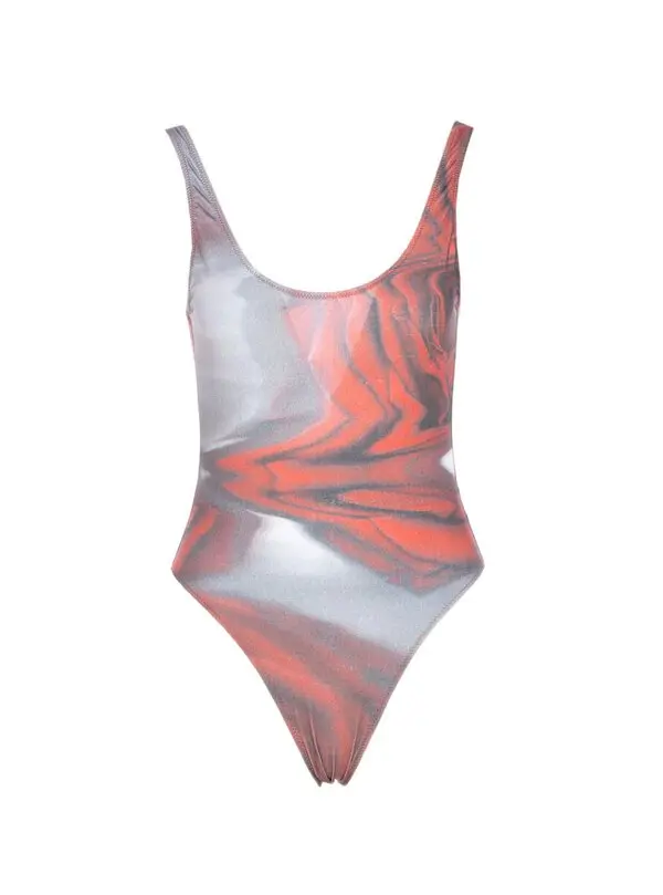 Jean Paul Gaultier Printed Swimsuit - Multicolour