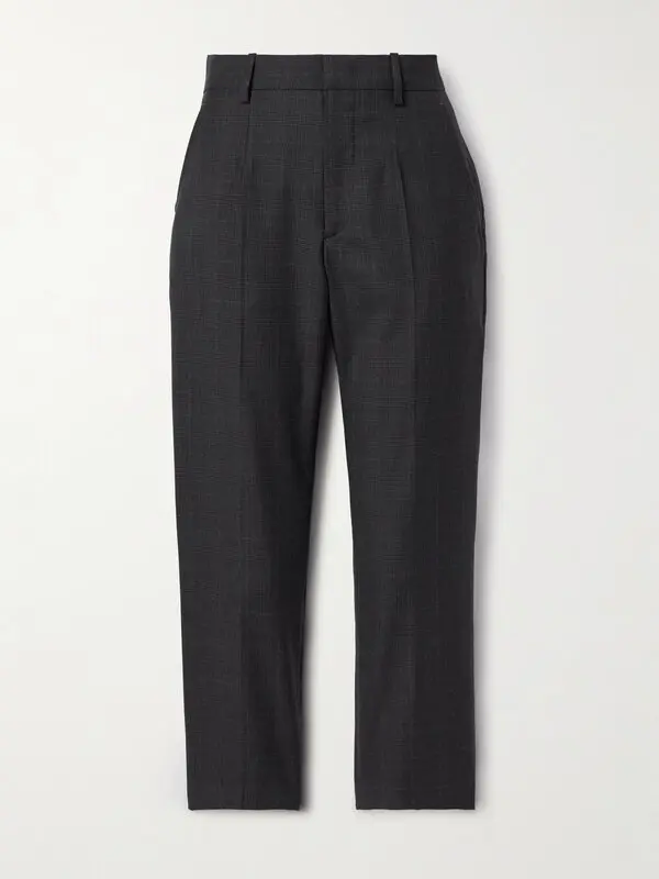 Isabel Marant Ritana Cropped Tapered Pants - Gray