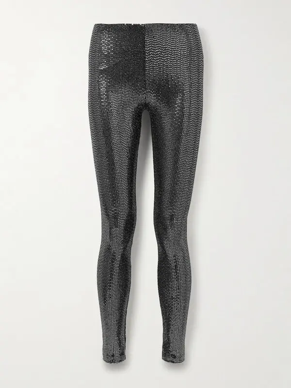 Isabel Marant Joshua Sequined Tulle Leggings