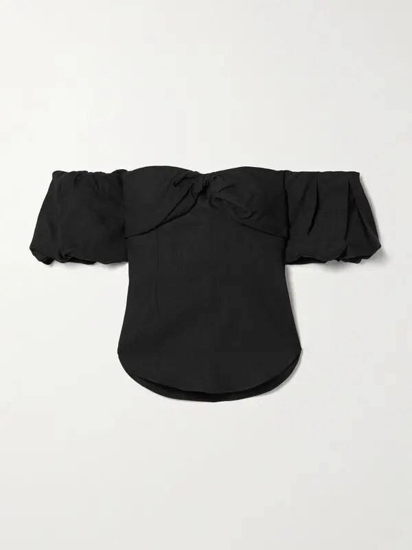 Isabel Marant Daniela Convertible Hemp-blend Top