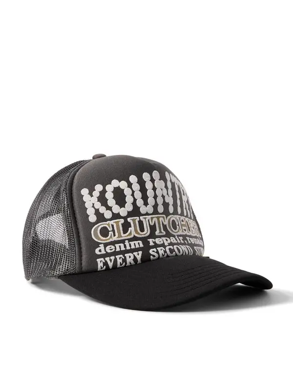 Kapital Pearl Clutcher Trucker Cap - Gray