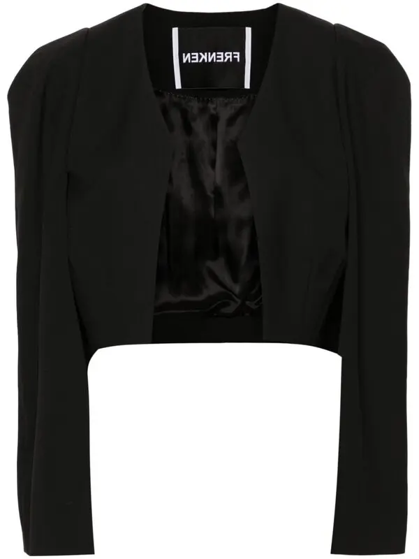 FRENKEN Long Puff-sleeved Cropped Jacket