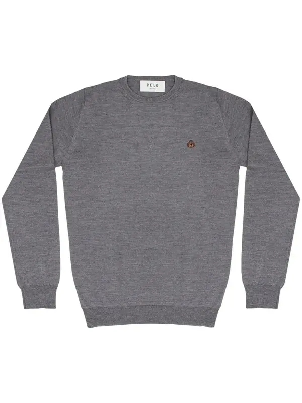 PELO FOUNDATION Dog Appliqué Jumper - Grey