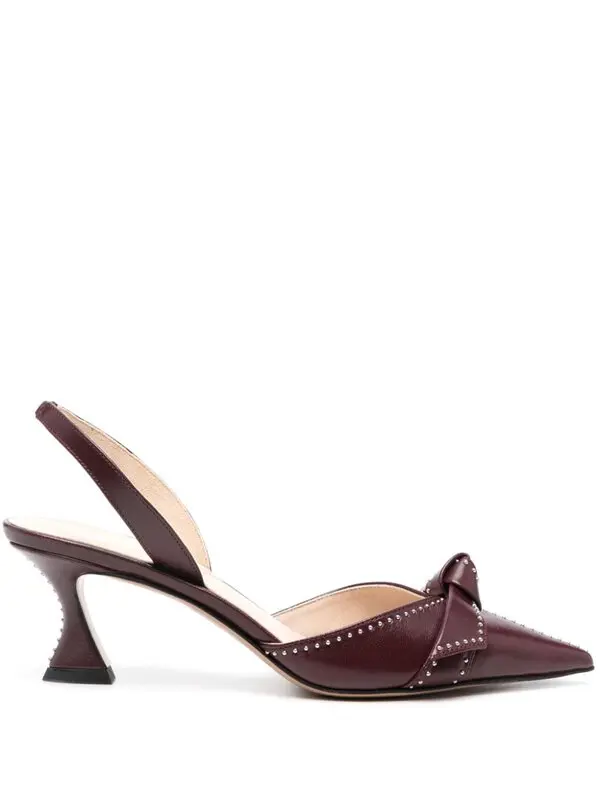 ALEXANDRE BIRMAN 60mm Clarita Studded Pumps - Red