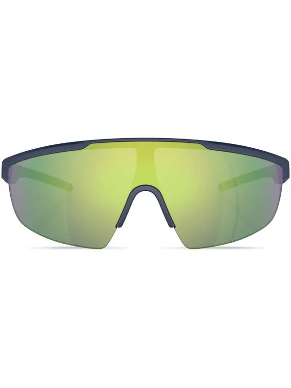 SCUDERIA FERRARI Shield-frame Sunglasses - Blue
