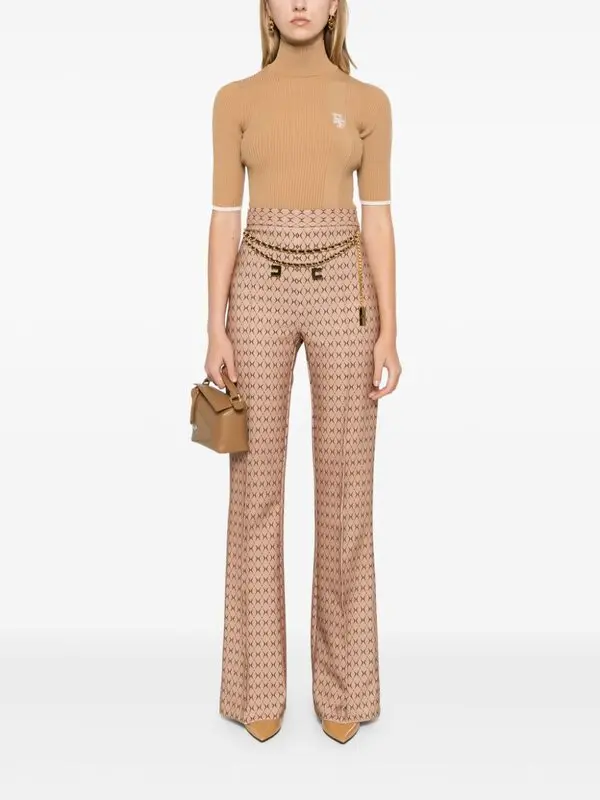 Elisabetta Franchi Turtleneck Knit Top