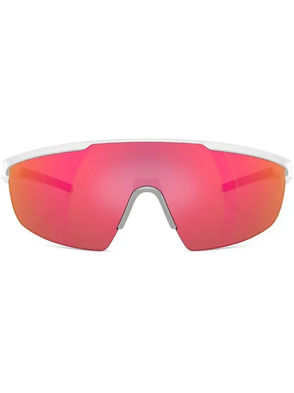 SCUDERIA FERRARI Shield-frame Sunglasses - Red