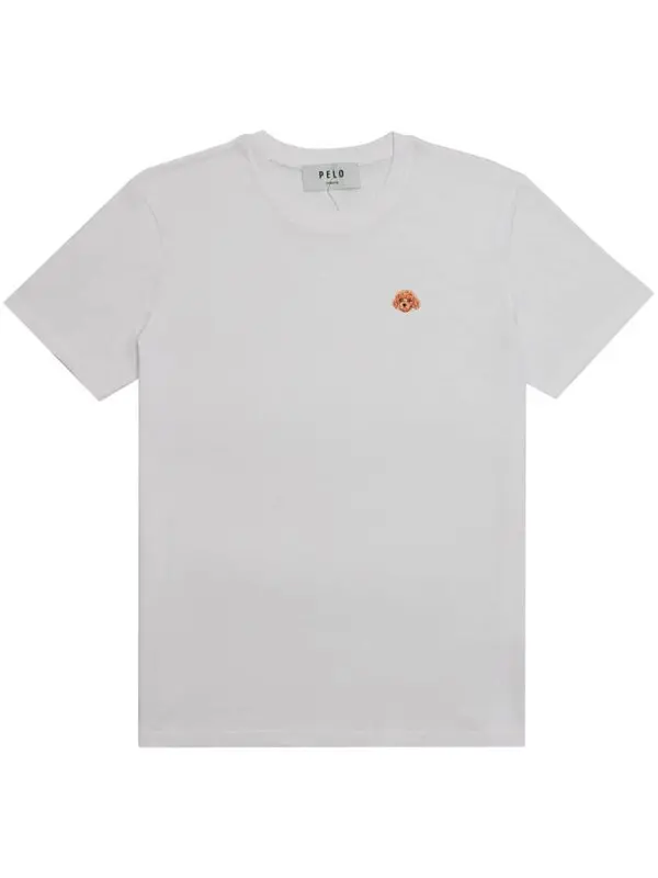 PELO FOUNDATION Poodle Patch T-shirt - White